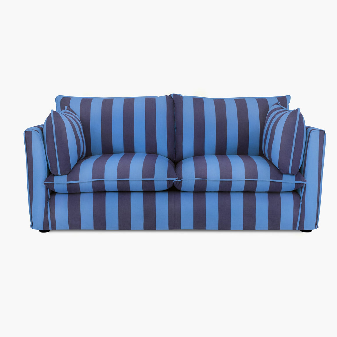 Cocobella 3 Seater Sofa in Petunia Red Stripe – sophieconran