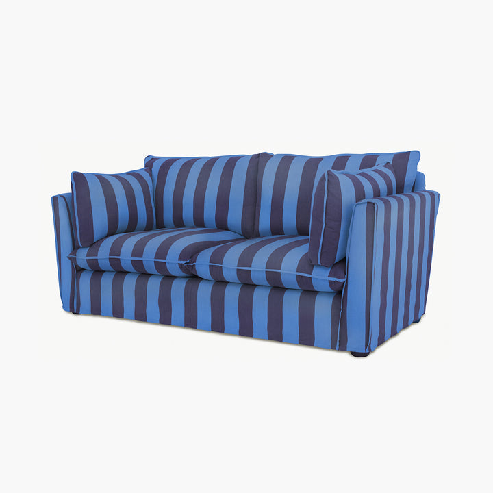 Coco 3 seater sofa with Self Piped Knife Edge cushion in Stripes ...